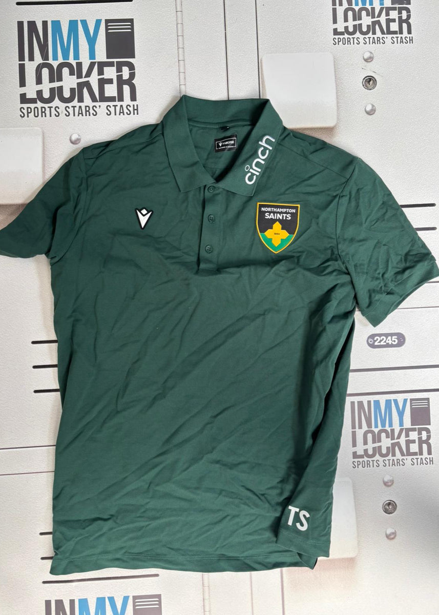 Tom Seabrook - Northampton Saints Initialled Polo Shirt [Green] – In My ...