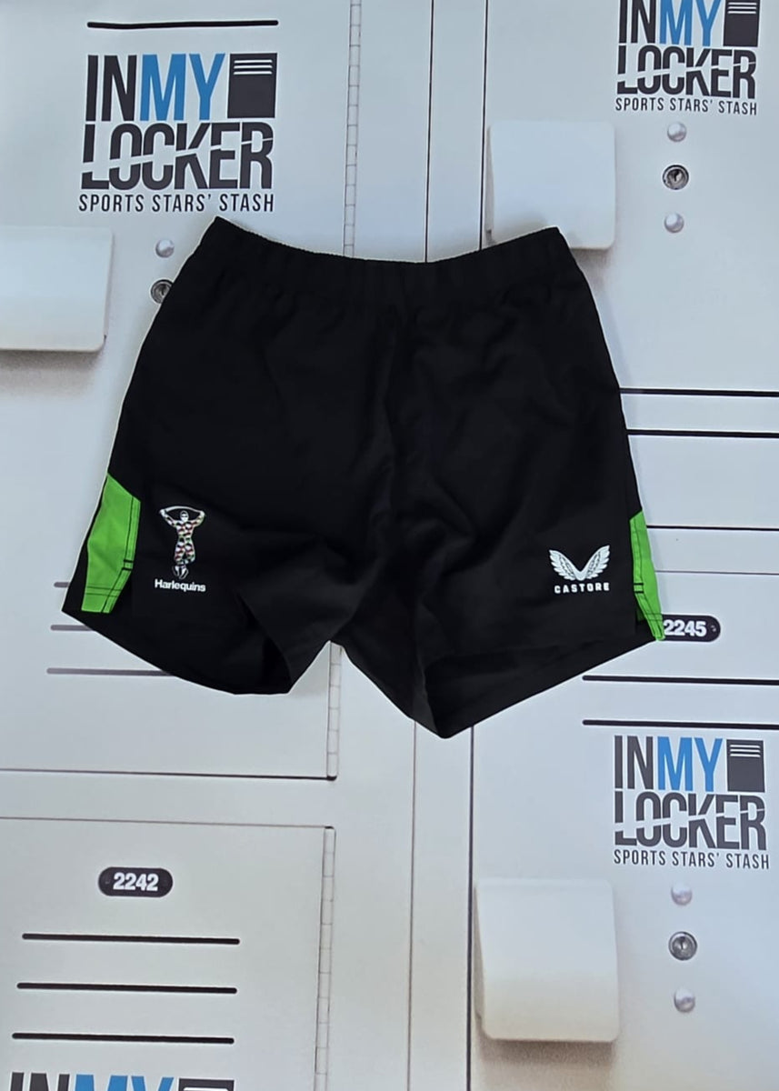 Danny Care - Harlequins Pro Training Shorts [Black and Green] – In My ...