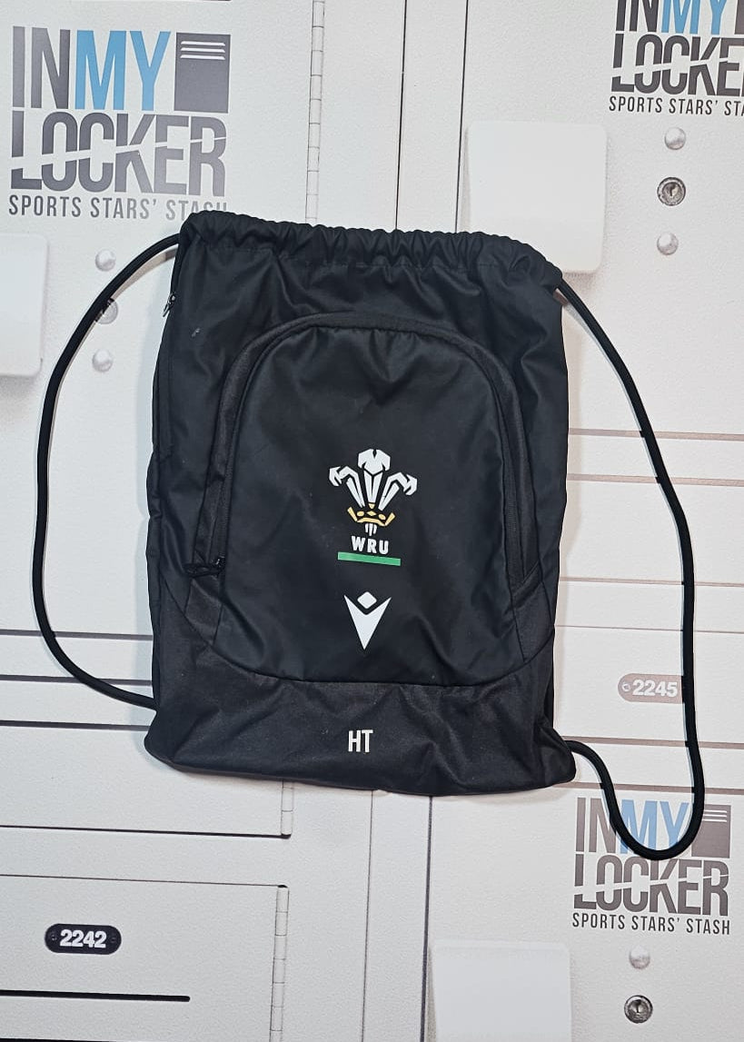 Henry Thomas - Wales Rugby Drawstring Bag [Black] – In My Locker